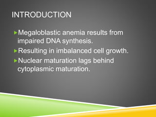 Lab investigations of megaloblastic anaemia | PPTX