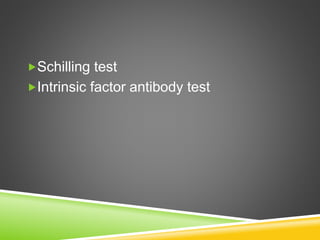 Lab investigations of megaloblastic anaemia | PPTX