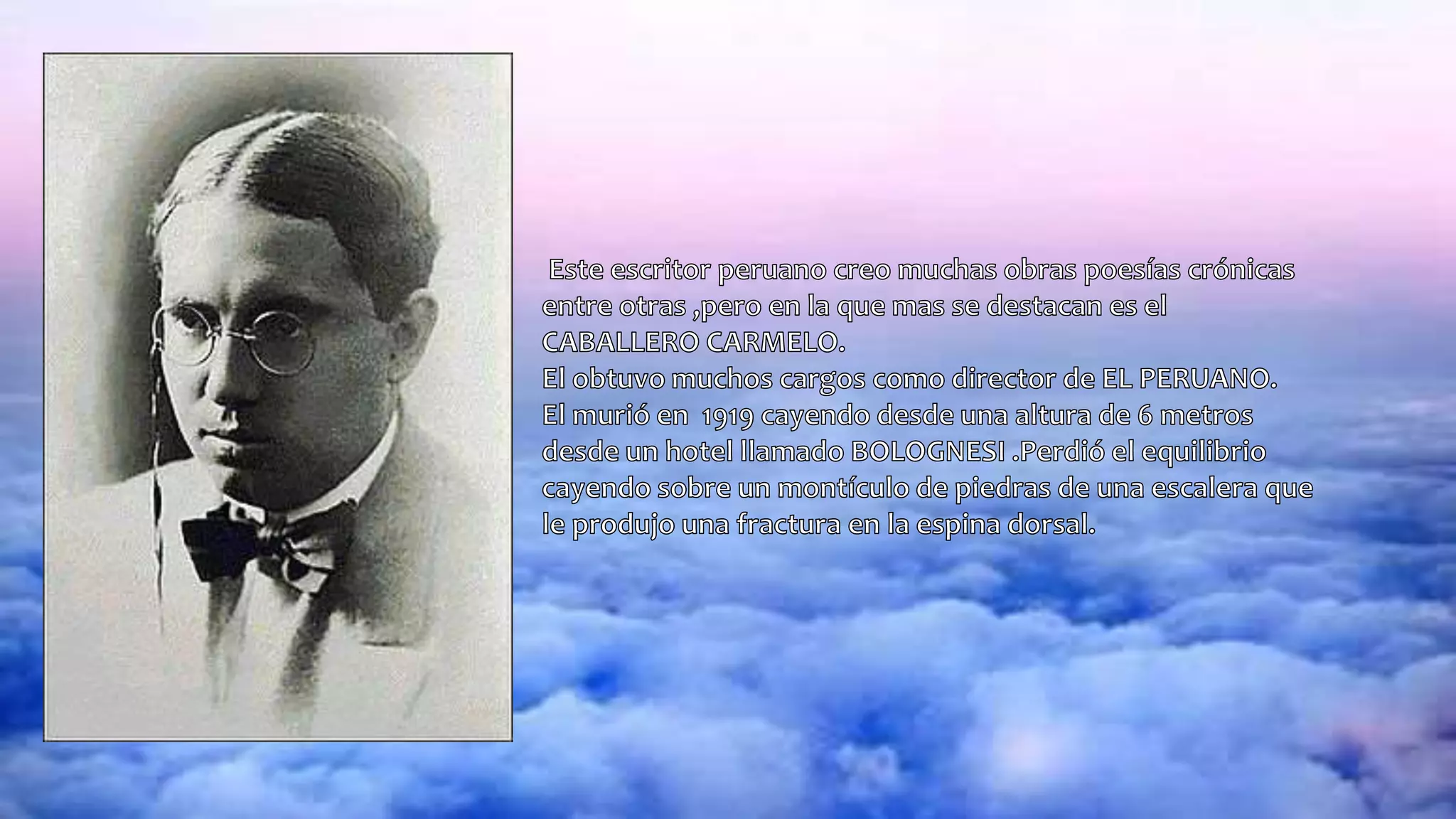 La biografía de Abraham valdelomar | PPTX