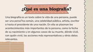 Lenguaje y Literatura La biografia 1.pptx