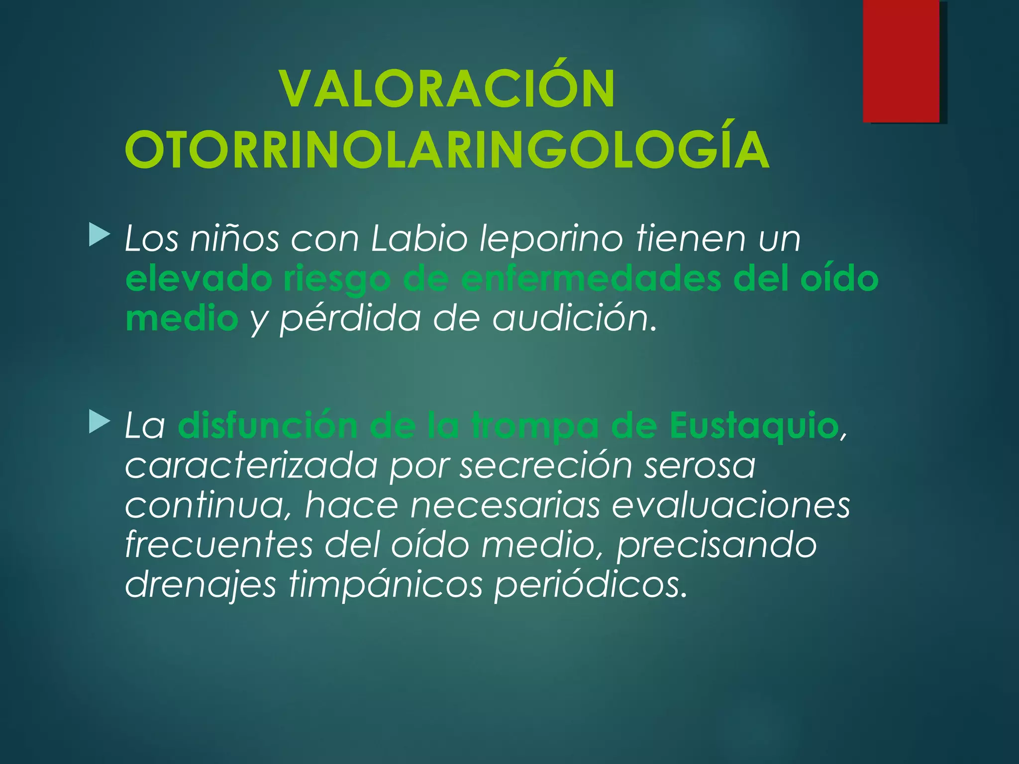 LABIO LEPORINO, FISURA DE PALADAR, TRATAMIENTO PRIMARIO | PPT