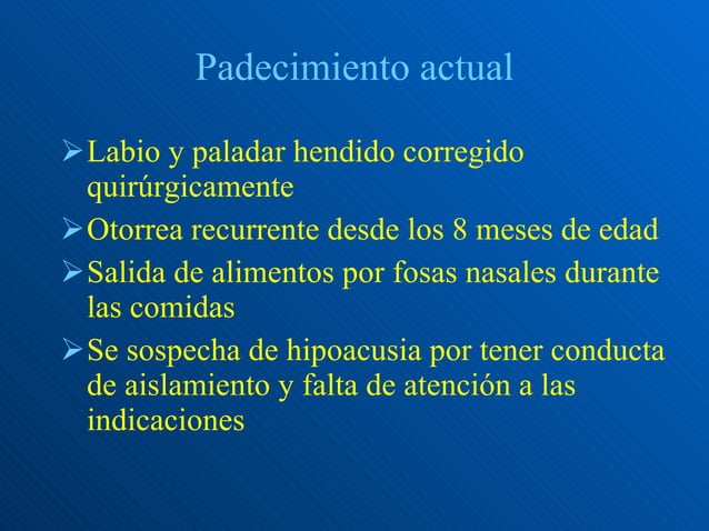 Labio y paladar hendido | PPT