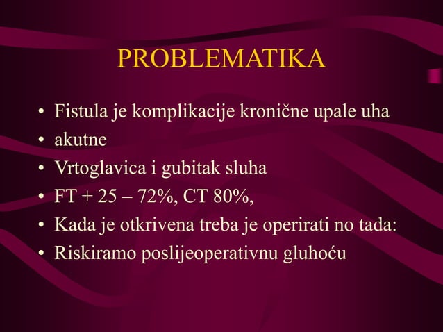 With the Labyrinthine Fistulas Around the World | PPT