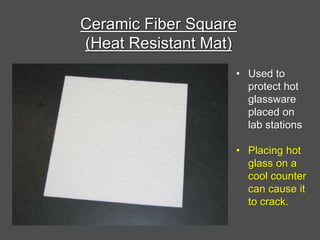 NCS Chemistry Lab Equipment - 2022.ppt | Chemistry | Science
