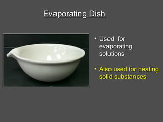 Chemistry Lab Equipment 2018 | PPT