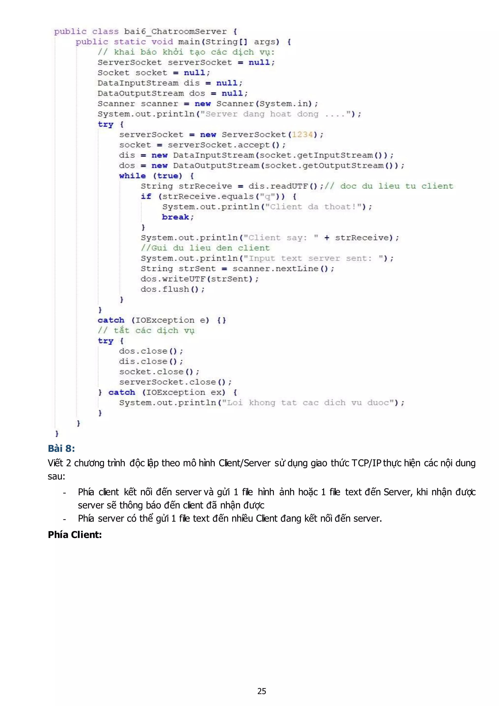 Lab lap trinhmang_v3 | PDF