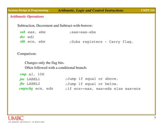 Lab lect03 arith_control | PPT