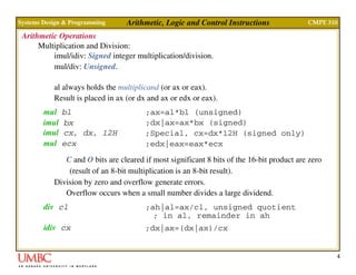 Lab lect03 arith_control | PPT