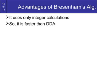 Lab lecture 2 bresenham | PPT