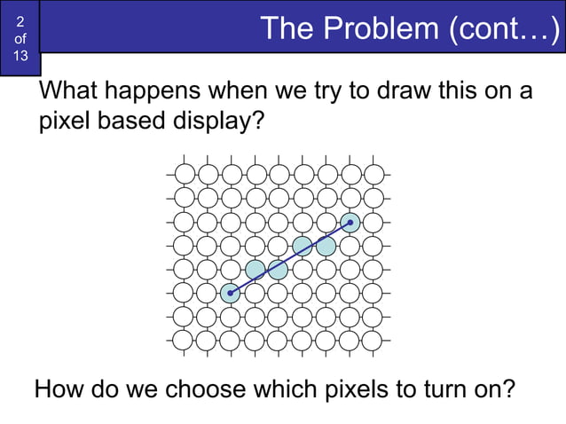 Lab lecture 2 bresenham | PPT