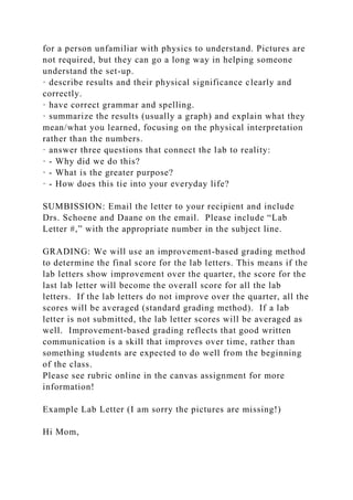 Lab Letter GuidelinesLab Letter GuidelinesPURPOSE Regardl.docx