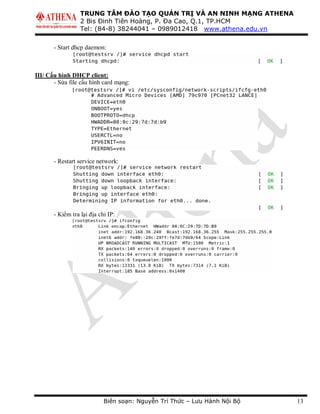 Lab linux phan iii | PDF