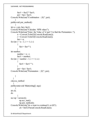 .net progrmming part2 | PDF