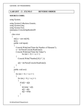 .net progrmming part2 | PDF