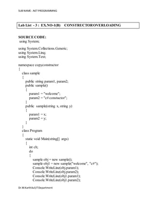 .net progrmming part3 | DOCX