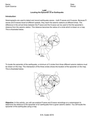 Earthquake Epicenter Activity