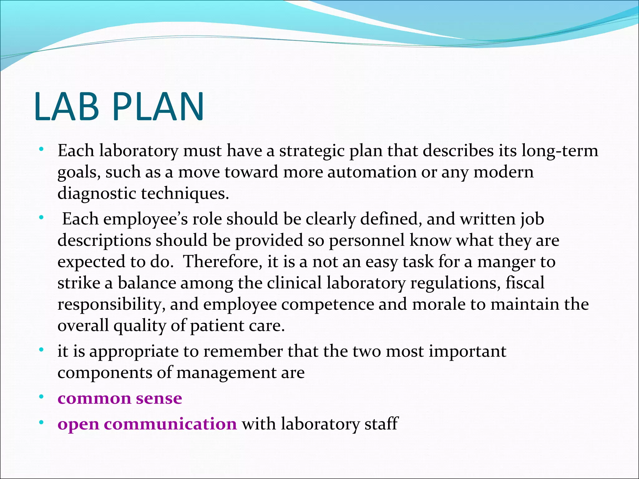 Lab management | PPT