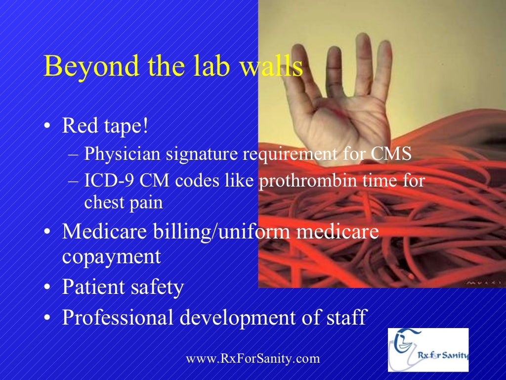 CLMA Laboratory Managers version, Rx For Sanity
