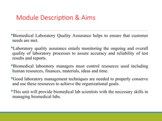 laboratoryy managment including methodss | PPT