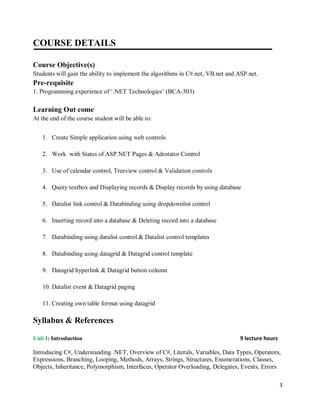 Asp.net Lab manual | PDF