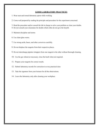 LAB MANUAL ANALYSIS Pharmaceutical Analysis BP 1ST SEMESTER | PDF