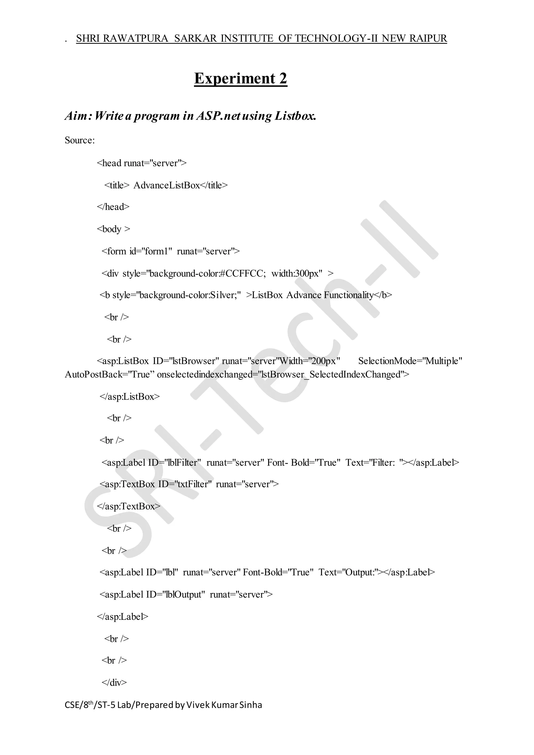 Lab Manual 