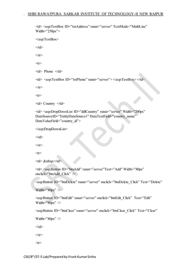 Lab Manual