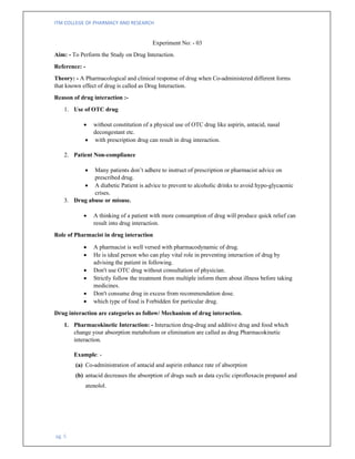 Lab Manual Of Community Pharmacy And Management Pdf