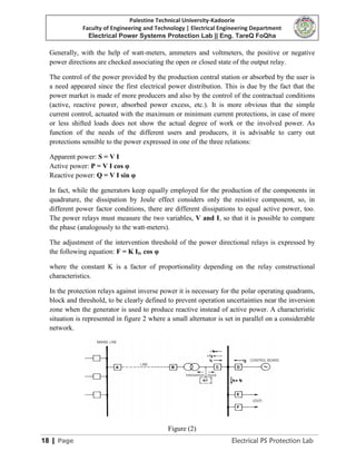Electrical Power Systems Protection Lab in PTUK | PDF