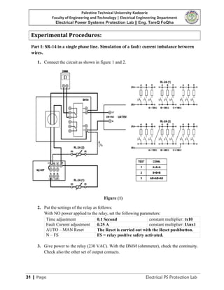 Electrical Power Systems Protection Lab in PTUK | PDF