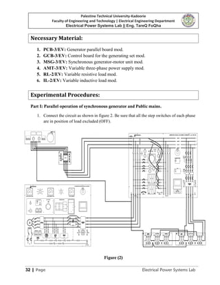 Electrical Power Systems Lab Manual in PTUK | PDF
