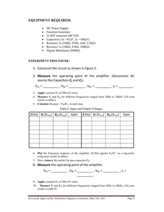 Lab manual for_electronic_circuits_final_march_13_2011 | PDF