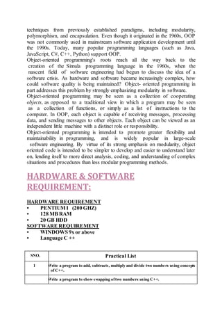 Lab manual object oriented technology (it 303 rgpv) (usefulsearch.org ...