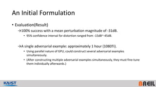 [Paper Review] Audio adversarial examples | PPTX | Digital Audio ...