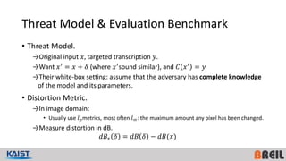 [Paper Review] Audio adversarial examples | PPTX | Digital Audio ...
