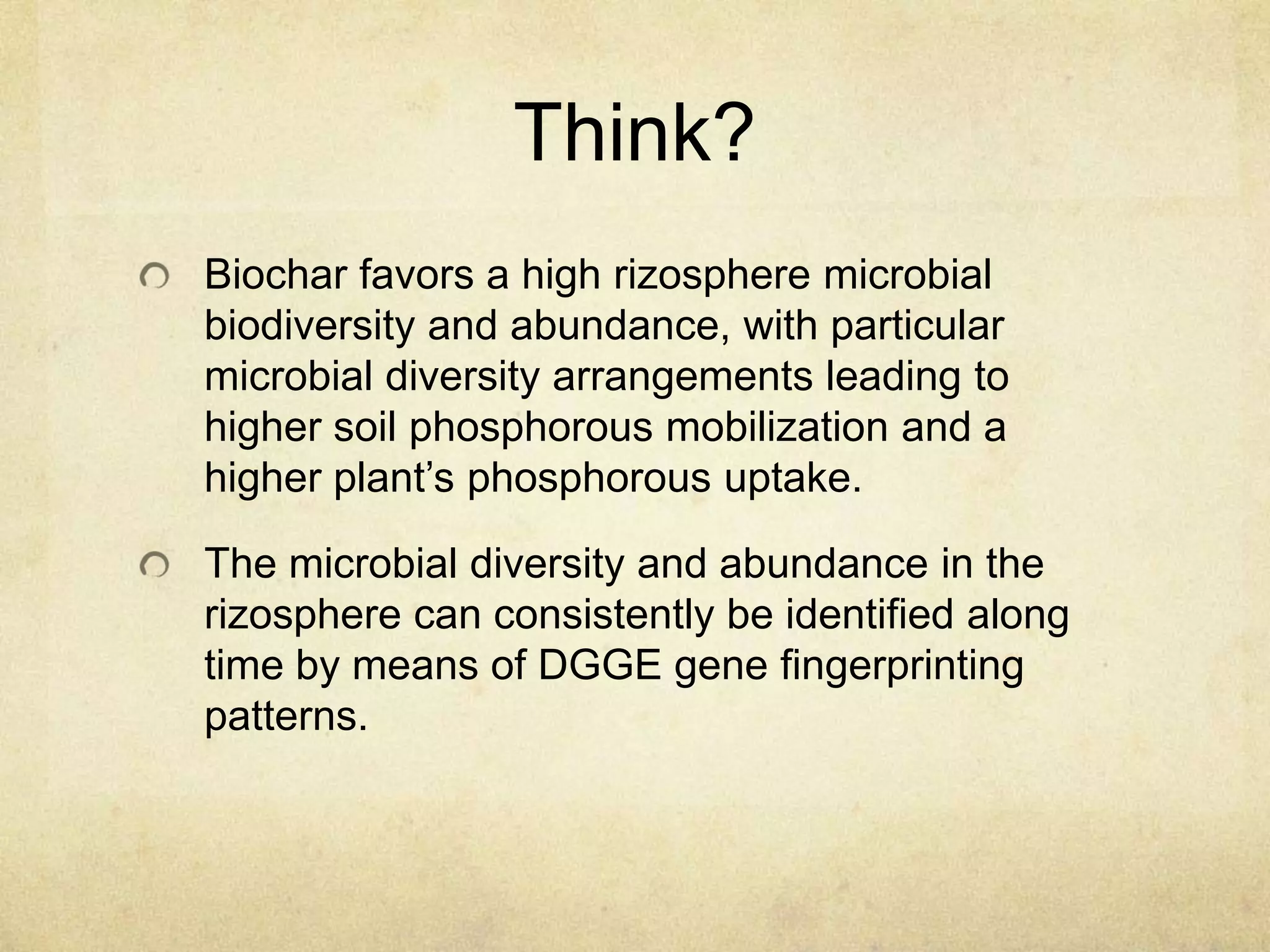 Biochar Synthesis in the Laboratory | PPTX
