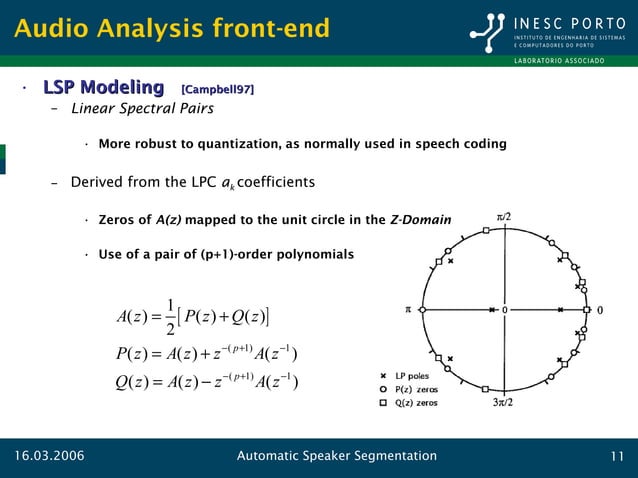 Speaker Segmentation (2006) | PPT
