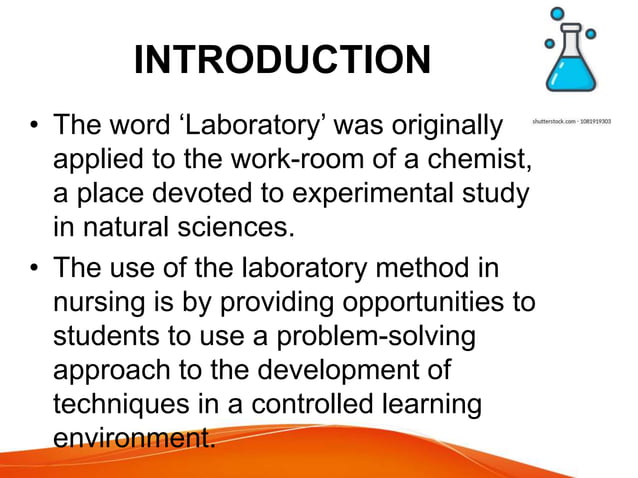 Laboratory method ppt