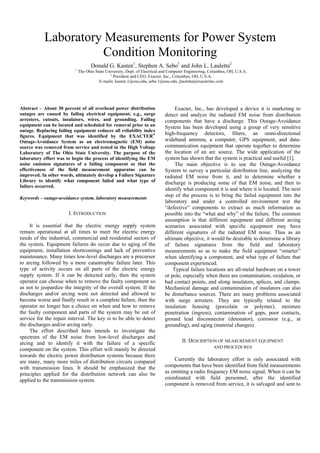 Lab methods for power sys condition monitoring | PDF