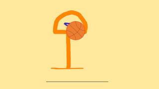 Basketball bounce animated like 2D using ppt | PPTX