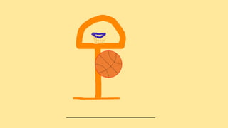 Basketball bounce animated like 2D using ppt | PPTX