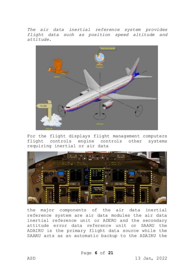 FAMILIARIZATION WITH AVIONICS SUITE | DOCX