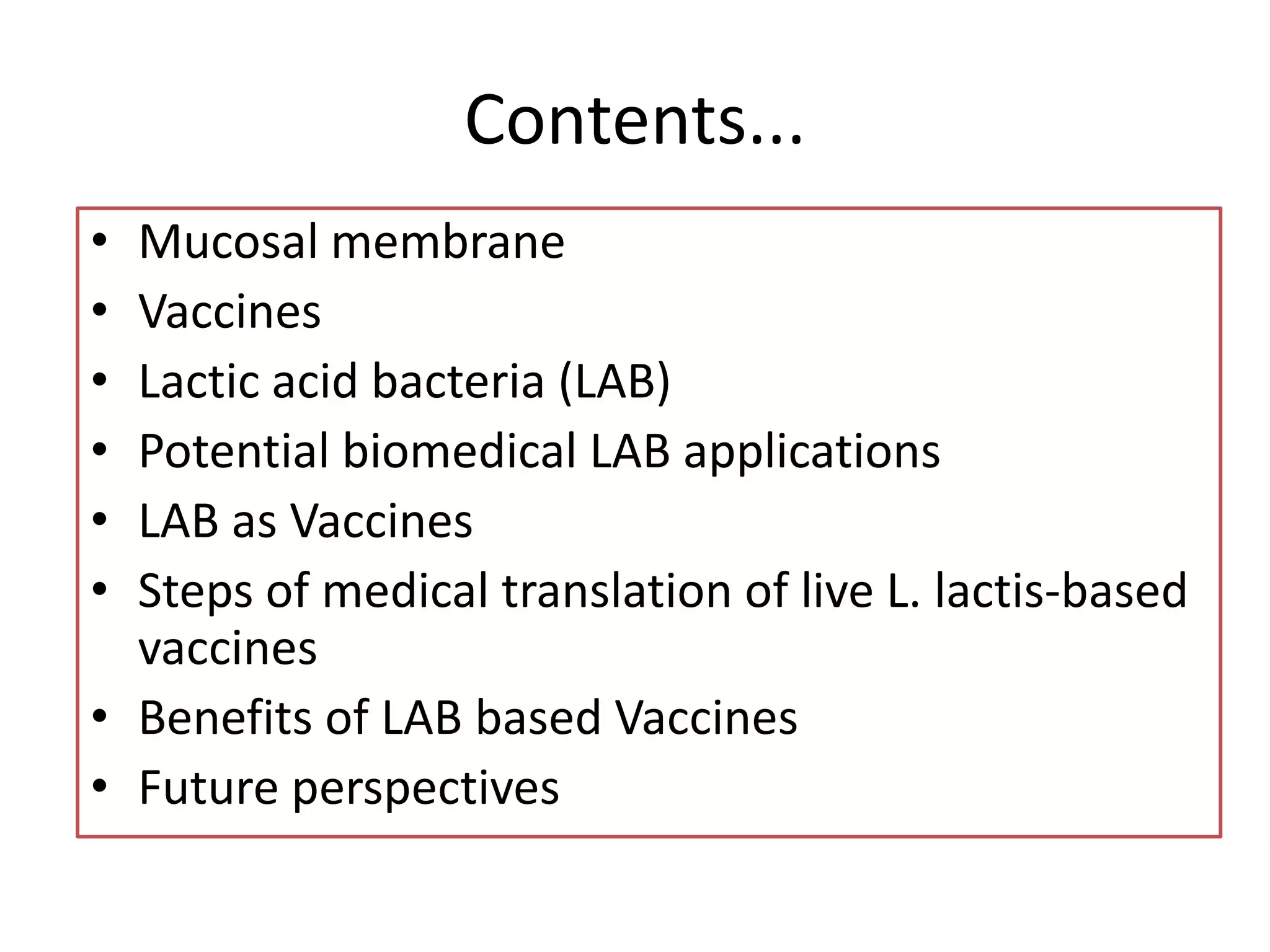 Lactic Acid Bacteria | PPTX