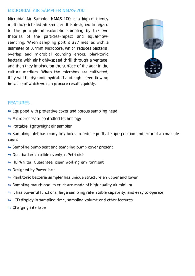 Microbial-Air-Sampler- | PDF
