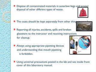 Lab NO.1 Microbiology practicle lab clutuee | PPT