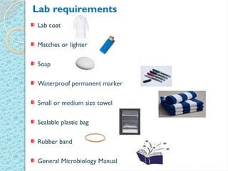 Lab NO.1 Microbiology practicle lab clutuee | PPT