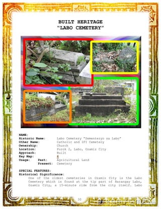 SUBAY: A Cultural Mapping of Labo, Ozamiz City | PDF