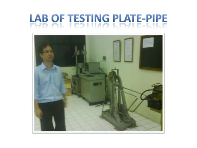Lab of testing plate pipe | PPSX