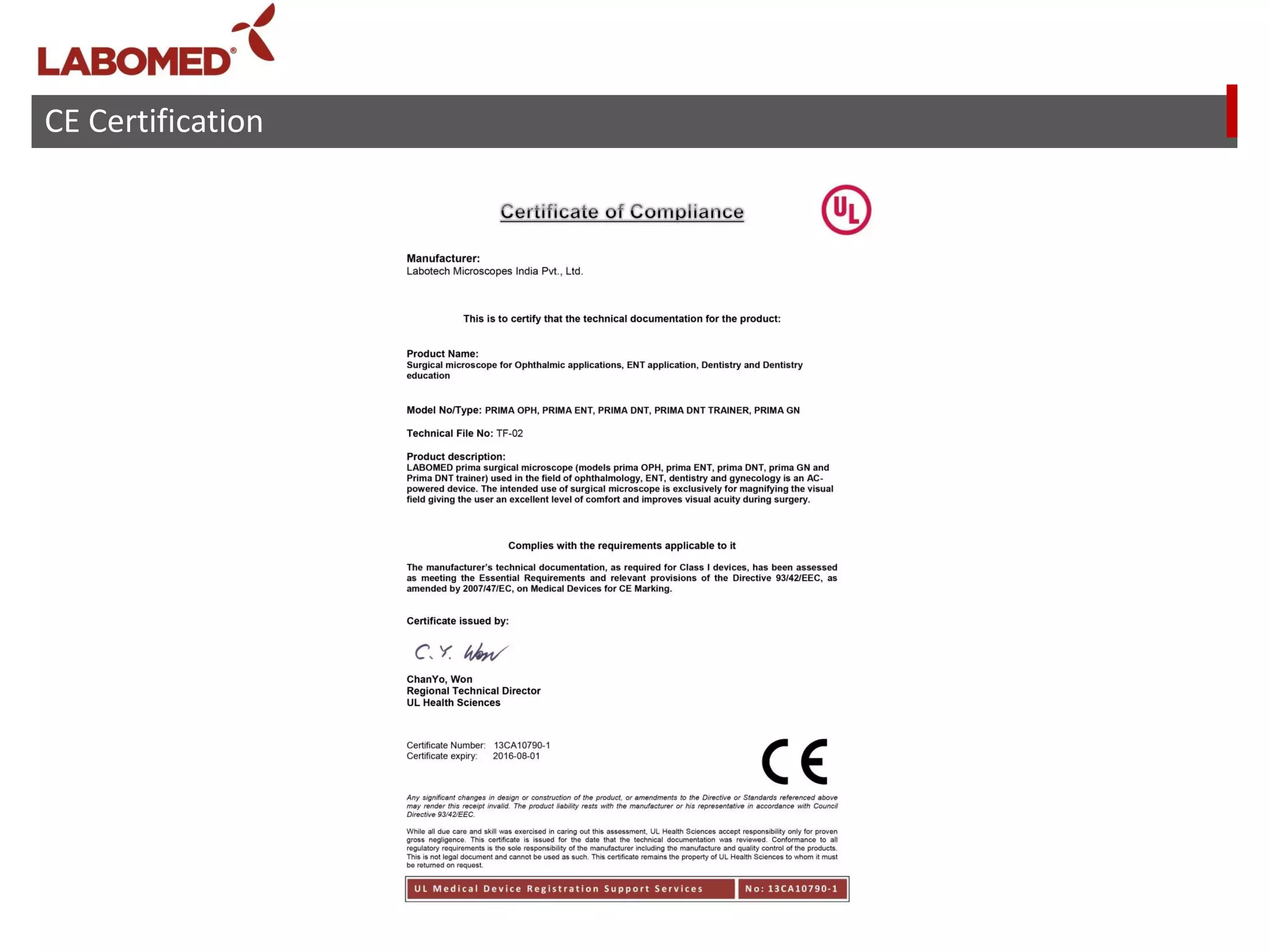 Dental Microscope (Labomed) | PDF