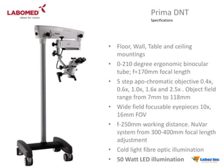 Dental Microscope (Labomed) | PDF